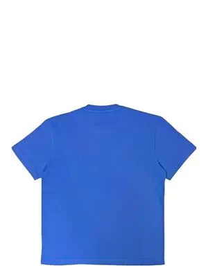 GEORDIE CAMPBELL Slogan Print T-shirt - Blue