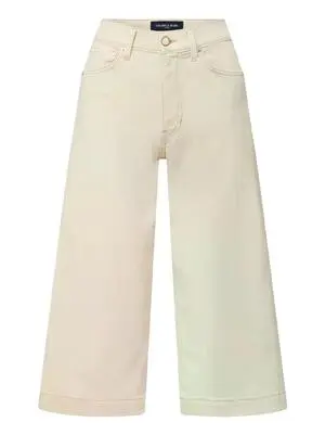Veronica Beard Marlowe Cropped Jeans - Neutrals