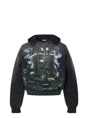 VALE FOREVER Religion Graphic-print Hoodie - Black