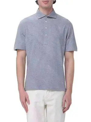 Brunello Cucinelli Short-sleeve Cotton Polo Shirt - Grey