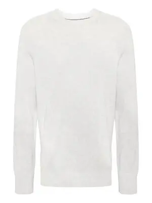 Brunello Cucinelli Ribbed-knit Cotton Jumper - Grey