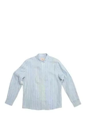 BLUE DE GÊNES Enrico Mida Striped Shirt - Blue