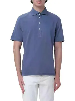 Brunello Cucinelli Cotton-jersey Polo Shirt - Blue