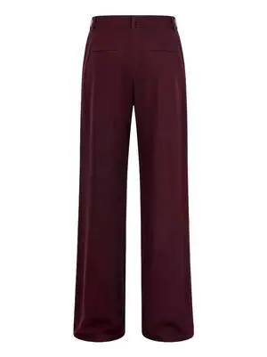 THE SEI Boyfriend Pleated Trousers - Red