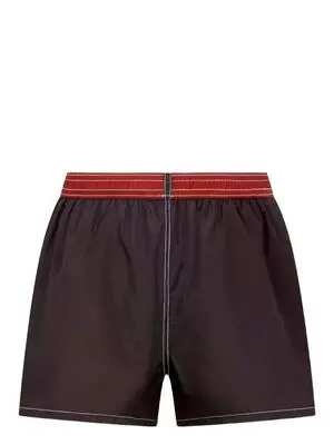 Dsquared2 Midi Swim Boxer Shorts - Brown