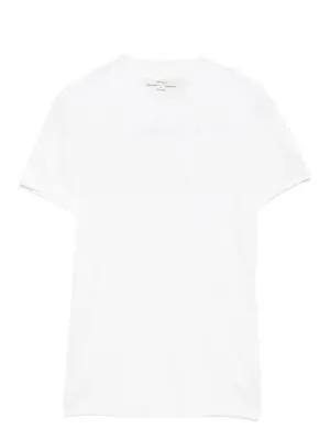 Vince Short-sleeve Mock-neck T-shirt - White
