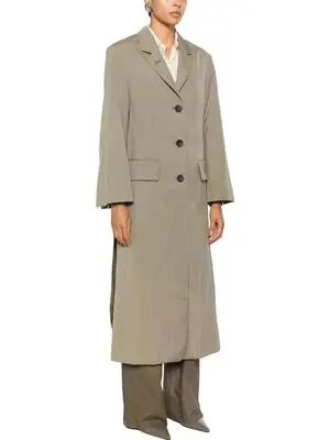 BY MALENE BIRGER Rosett Button-fastening Blazer - Green