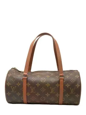 LOUIS VUITTON Monogram Papillon 30 Handbag - Brown