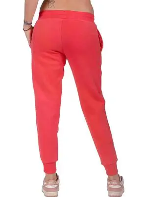 PODHIO Logo Print Drawstring Track Pants - Red