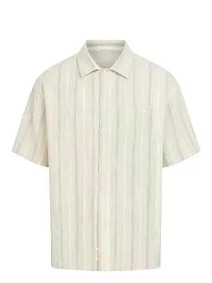 REVOLUTION NOW Oversized Striped Shirt - Neutrals