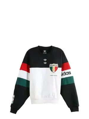 Adidas X Willy Chavarria Logo-print Panelled Sweater - Black