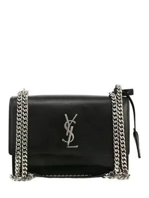 Saint Laurent Sunset Medium Shoulder Bag - Black