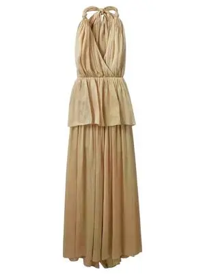 THE GARMENT Prince Tiered Linen Maxi Dress - Neutrals