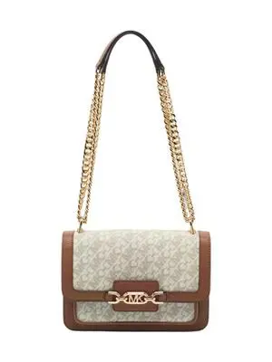 Michael Kors Heather Empire Shoulder Bag - Neutrals