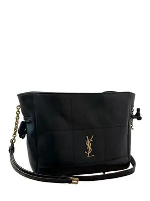 Saint Laurent Medium Jamie Quilted Leather Shoulder Bag - Black