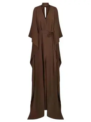 TALLER MARMO Arizona Belted Kaftan Maxi Dress - Brown