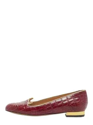 CHARLOTTE OLYMPIA Kitty Loafers - Red