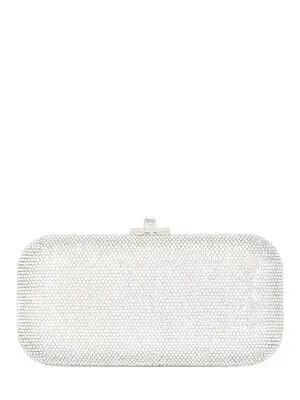 Judith Leiber Crystal-embellished Clutch Bag - Silver