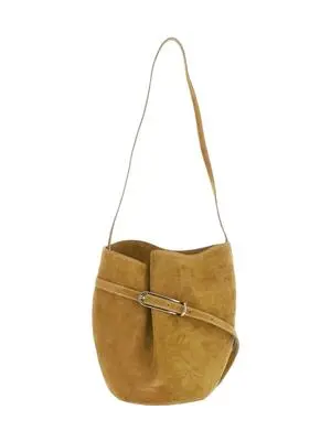 LIFFNER Belted Bucket Bag - Brown