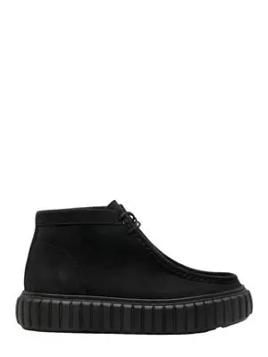 SERGIO MORETTI FIRENZE Lace-up Desert Boots - Black