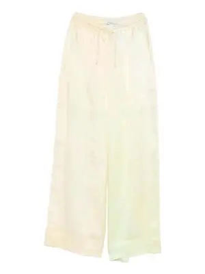 Humanoid Drawstring Wide Leg Trousers - Neutrals
