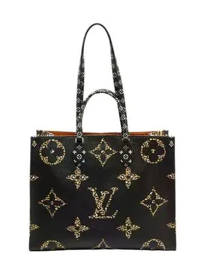 LOUIS VUITTON Monogram Giant Jungle Onthego Tote Bag - Black