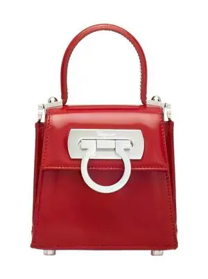 FERRAGAMO Top Handle Mini Bag - Red