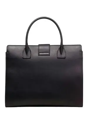 NILI LOTAN Lou Leather Tote Bag - Black