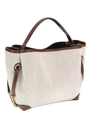 Chloé Clover Logo-print Tote Bag - Neutrals