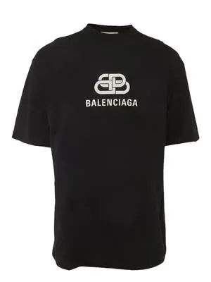 Balenciaga Logo-print T-shirt - Black