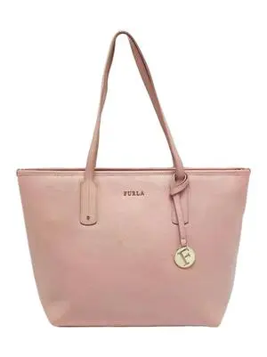 Furla Furla Leather Tote Bag Pink