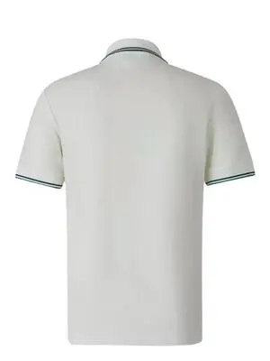 Burberry Ekd Embroidered Polo Shirt - White