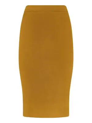 TOM FORD Knitted Midi Skirt - Green