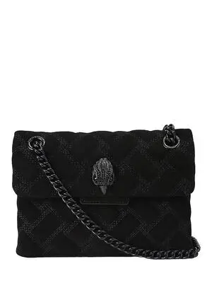 KURT GEIGER Kurt Geiger London Kensington Drench Mini Suede Crossbody Bag