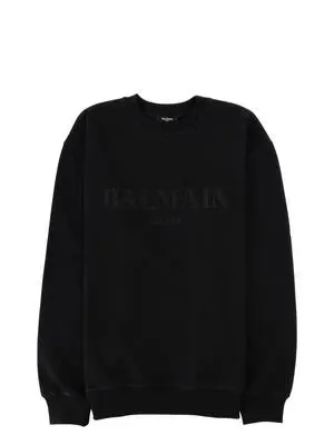 Balmain Embroidered Sweatshirt - Black
