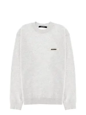 Jacquemus Felpa Con Logo - Grey