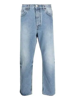 Harmony Mid-rise Straight-leg Jeans - Blue
