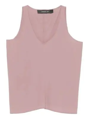 FEDERICA TOSI Federica Tosi Sleeveless V-Neck Top