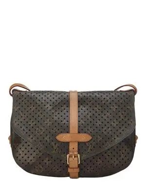 LOUIS VUITTON Perforated Monogram Saumur 30 Shoulder Bag - Brown