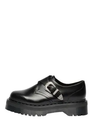Dr. Martens Monk Strap Platform Shoes - Black