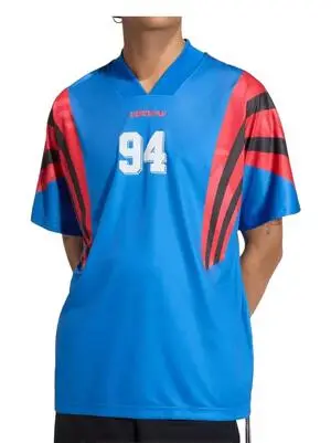 Adidas Santiago Allover Print Infill Jersey - Blue