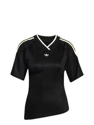 Adidas Adidas Ruched Football Jersey Black