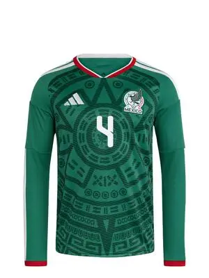 Adidas Mexico National Team 2026 Long Sleeve Jersey - Bold Green