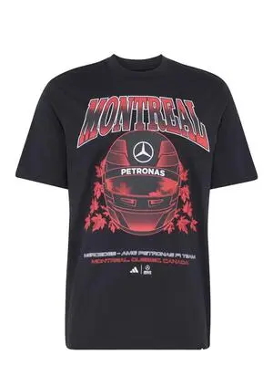 Adidas Mercedes Amg Petronas Formula 1 Team Montreal T-shirt - Black