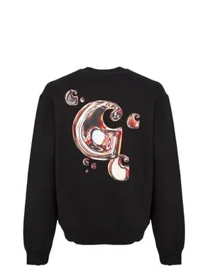 Carhartt Work In Progress Solar Chrome Fleece Sweatshirt - Black