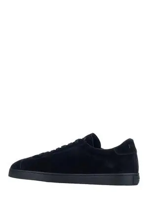Prada Logo Plaque Sneakers - Black