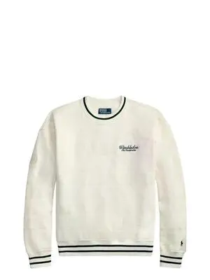 Polo Ralph Lauren Wimbledon Embroidered Sweatshirt - Neutrals