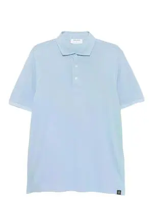 GRAN SASSO Short-sleeve Polo Shirt - Blue