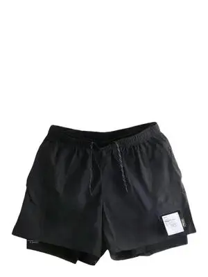 Satisfy Rippy™ Layered Trail Shorts - Black