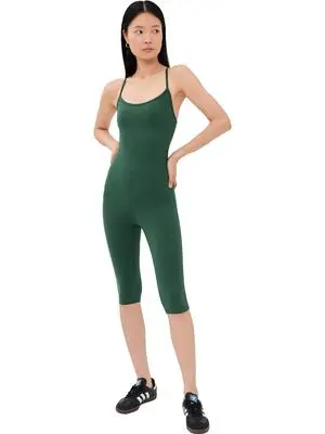 Year Of Ours Studio Capri Romper - Turf
